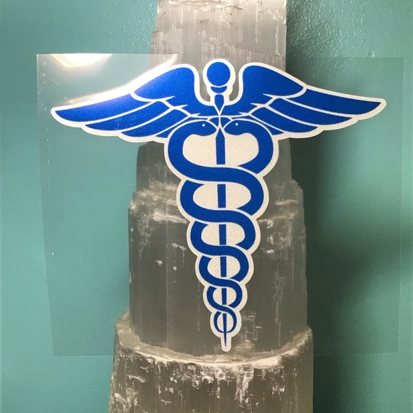 Other | 6 Caduceus Symbol Vinyl Sticker | Poshmark